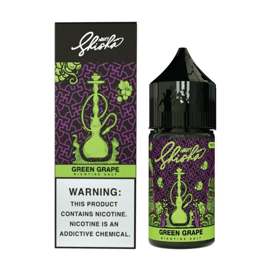 NASTY SHISHA NIC SALT-GREEN GRAPE-30ML-DUBAI - VAPE KING AE