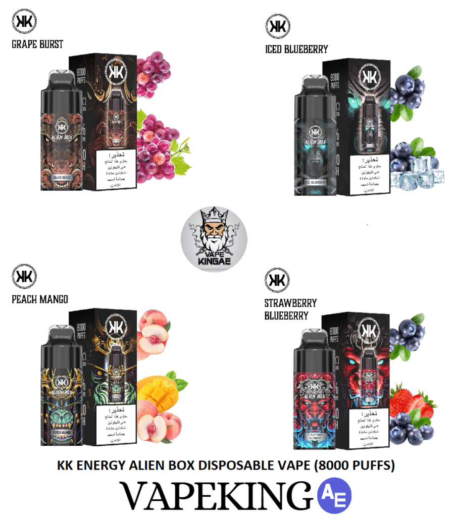 KK ENERGY ALIEN BOX DISPOSABLE VAPE (8000 PUFFS) NEW - VAPEKING AE