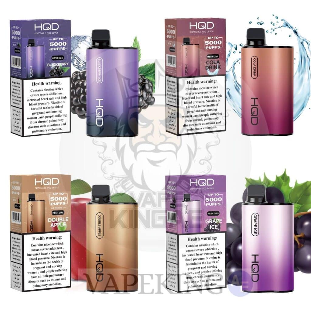 HQD CUVIE ULTIMATE 5000 PUFFS DISPOSABLE POD IN DUBAI, U.A.E - VAPEKING AE