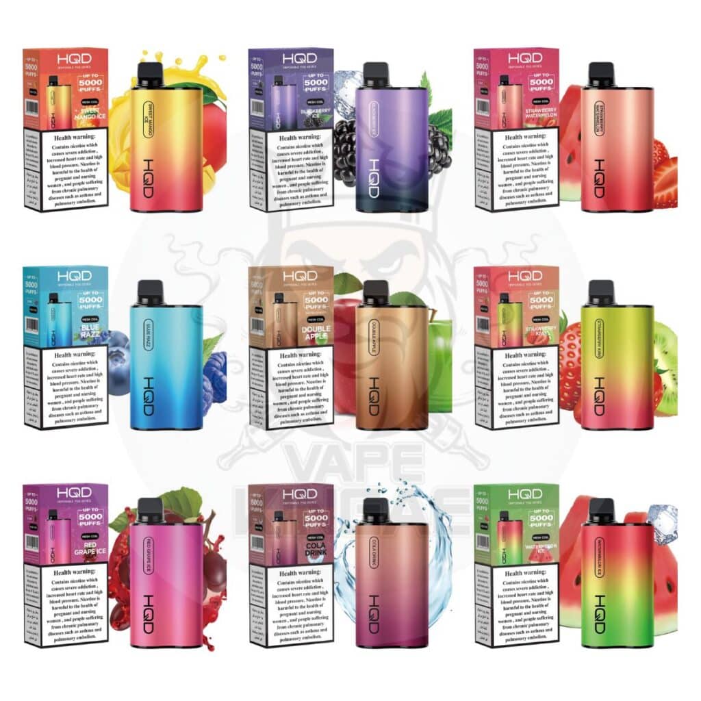 HQD CUVIE ULTIMATE 5000 PUFFS DISPOSABLE POD IN DUBAI, U.A.E - VAPEKING AE