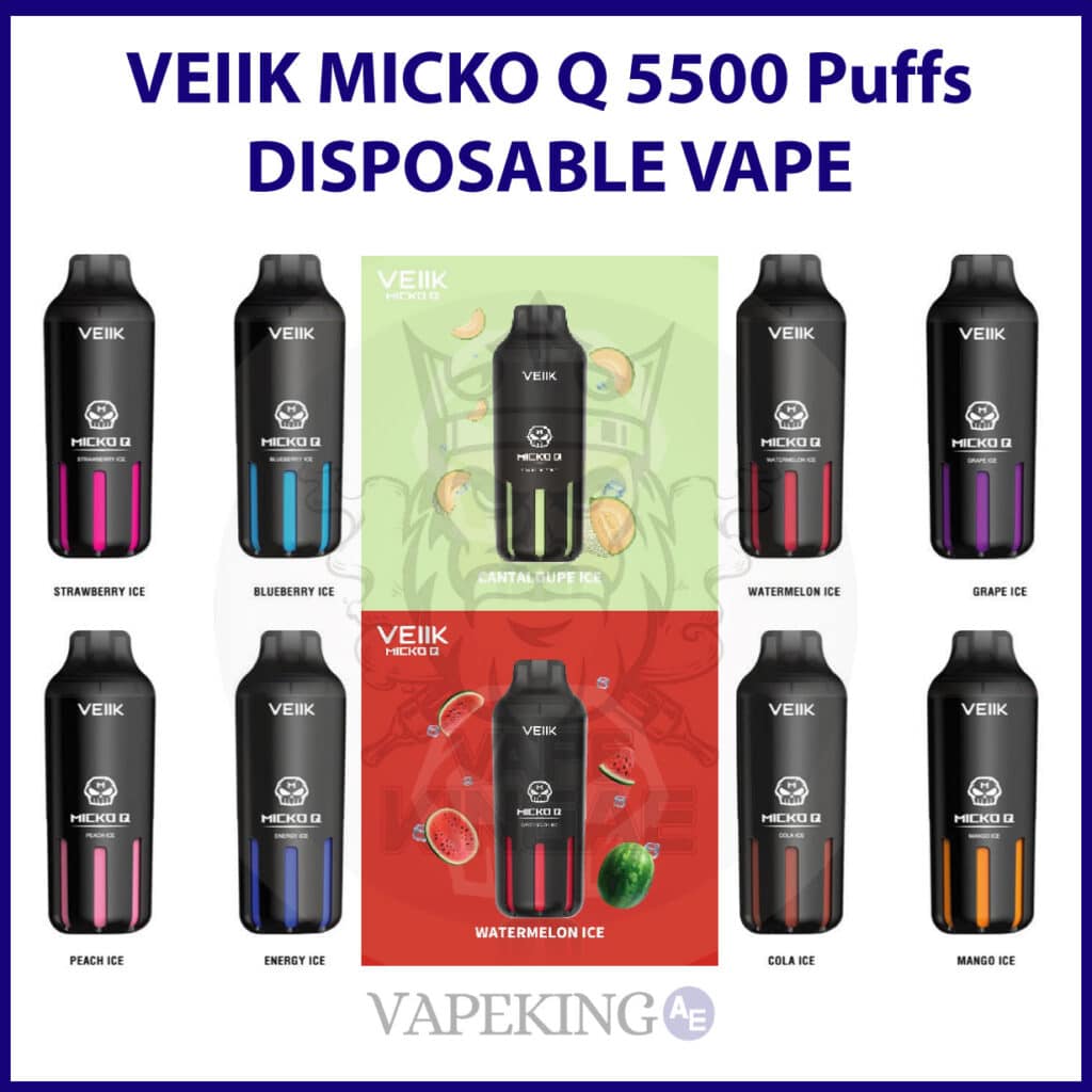 VEIIK MICKO Q 5500 PUFFS DISPOSABLE VAPE BUY NOW In Dubai, U.A.E ...