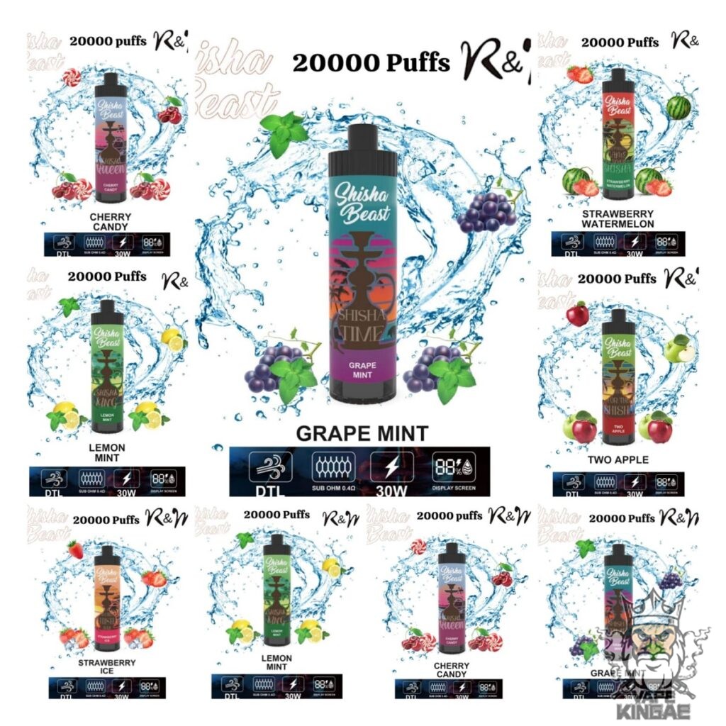 SHISHA BEAST 20000 PUFFS DISPOSABLE VAPE In Dubai, U.A.E - VAPEKING AE